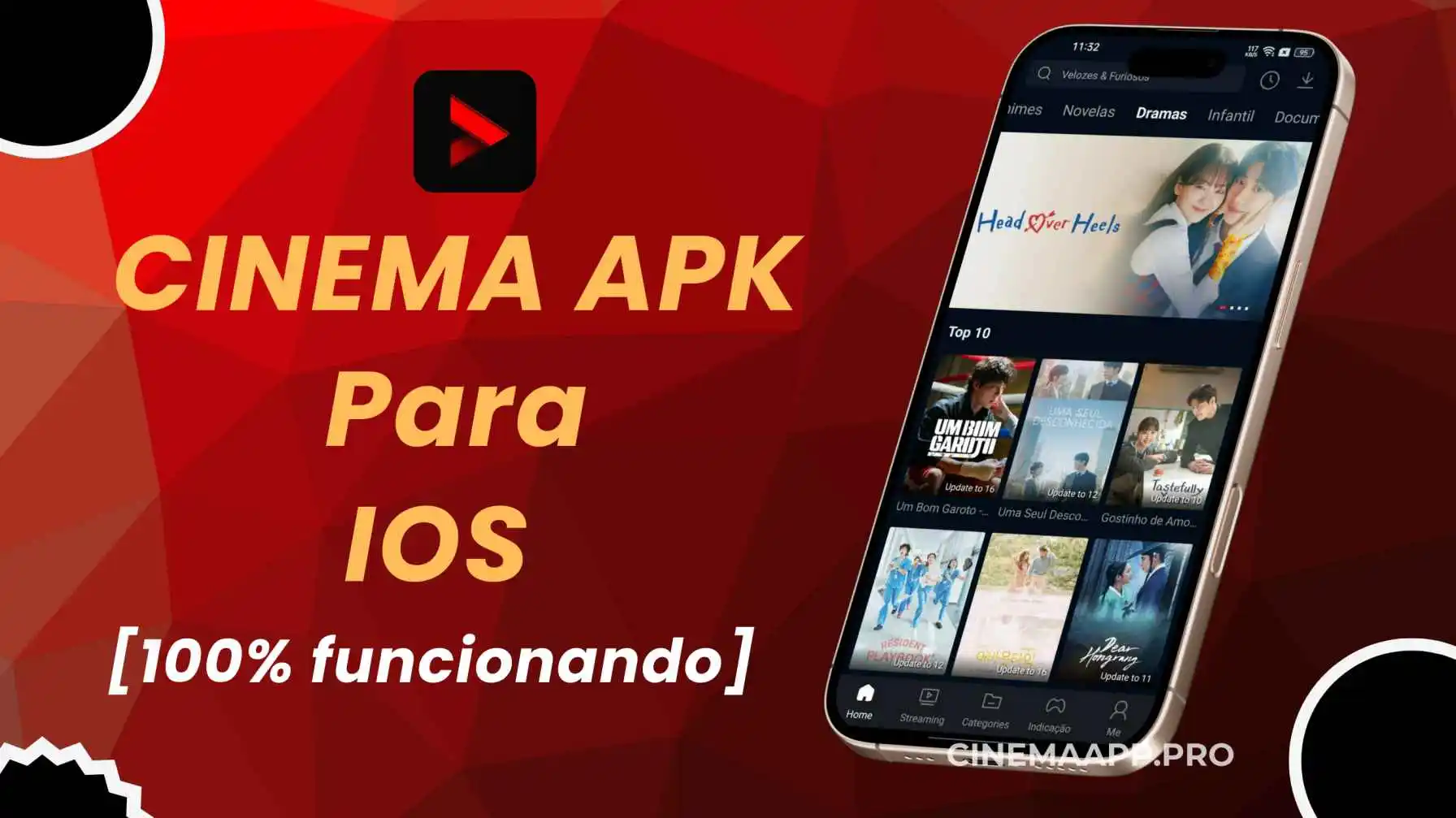 Cinema para iOS (iPhone) Baixe gratuitamente 100% funcional